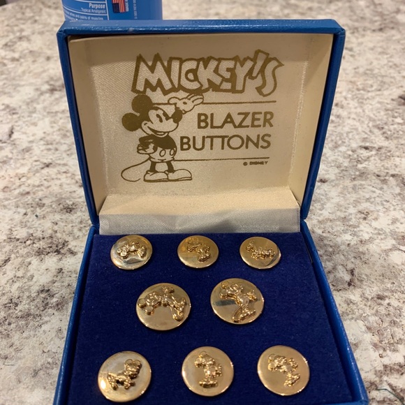 Disney | Other | Rare Htf Vintage Disney Mickeys Blazer Jacket Buttons ...